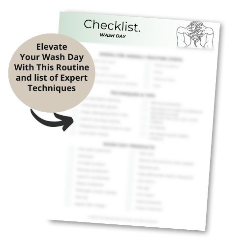 Wash Day Checklist For Natural Hair Care The Faithful Living Shop